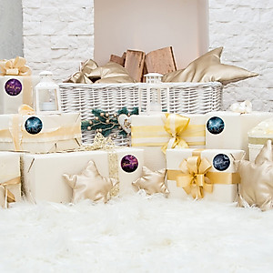 Acetiamin 500 PCS Thank You Stickers for Small Business, 1.5 Inches Round Thank You Labels Roll, 4 Design Thank You Stickers for Greeting Cards, Gift Boxes, Party Favors, Sealed Envelopes