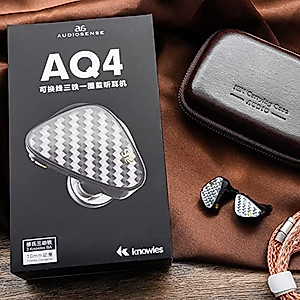 AUDIOSENSE AQ4 2022 New Hybrid IEMs, 3BA(Knowles)+1Dynamic Driver in-Ear Earphones