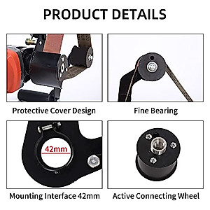 Belt Sander Attachment Grinder YSJWAER - Adapter Angle Grinder Sanding Attachment Polisher 5/8-11 Thread