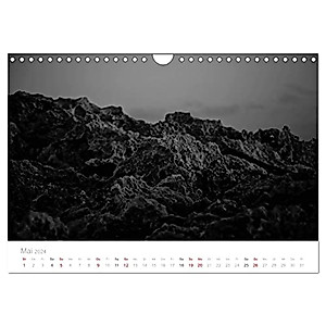 Dark surf - North Sea and Mediterranean Sea landscape photographs by Niko Korte (Wall Calendar 2024 DIN A4 Landscape), CALVENDO 12 Month Wall Calendar