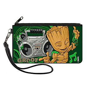 Buckle-Down womens Buckle-down Zip Guardians of the Galaxy Small Wallet, Multicolor, 6.5 x 3.5 US