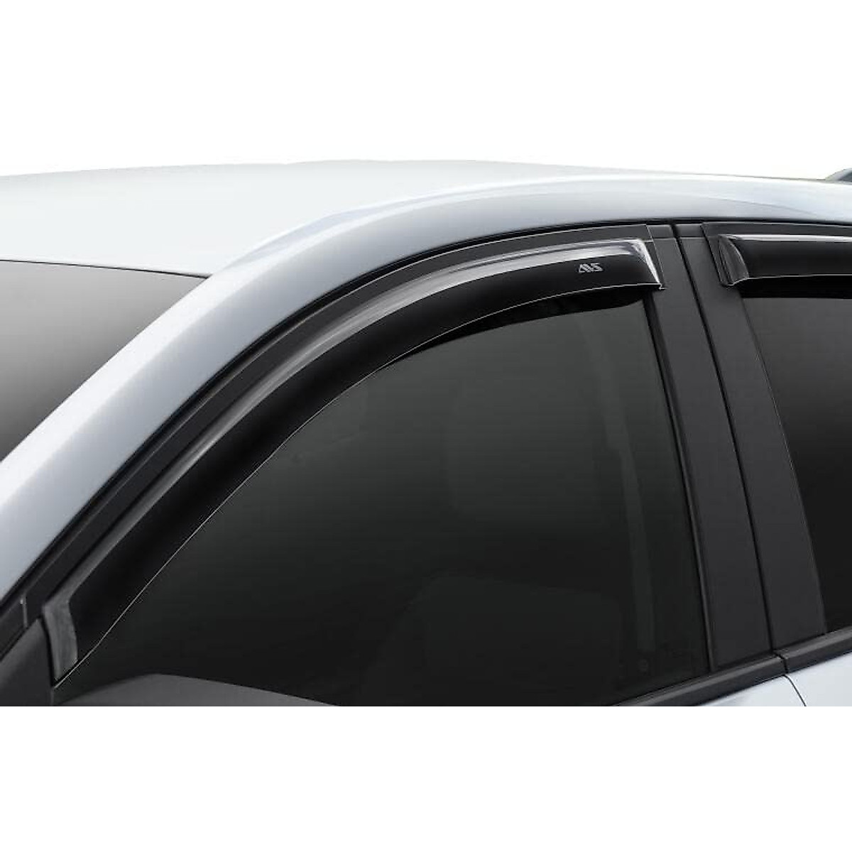 Auto Ventshade [AVS] Ventvisor / Rain Guards | Outside Mount, Smoke Color, 2 pc | 92838 | Fits 2007 - 2010 Dodge Sprinter 2500