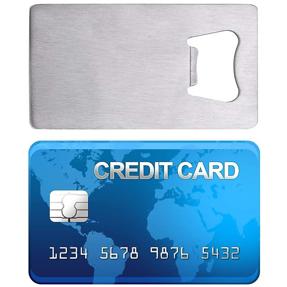 Wekioger Credit Card Bottle Opener for Your Wallet, 6 Packs