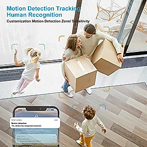 litokam Little elf Indoor Security Camera, 1080P Baby Monitor Camera with Phone App, WiFi IP Camera with Night Vision, 2-Way Audio, Motion Detection, Pet Cat Dog Cam - Compatible with Alexa, 2 Pack