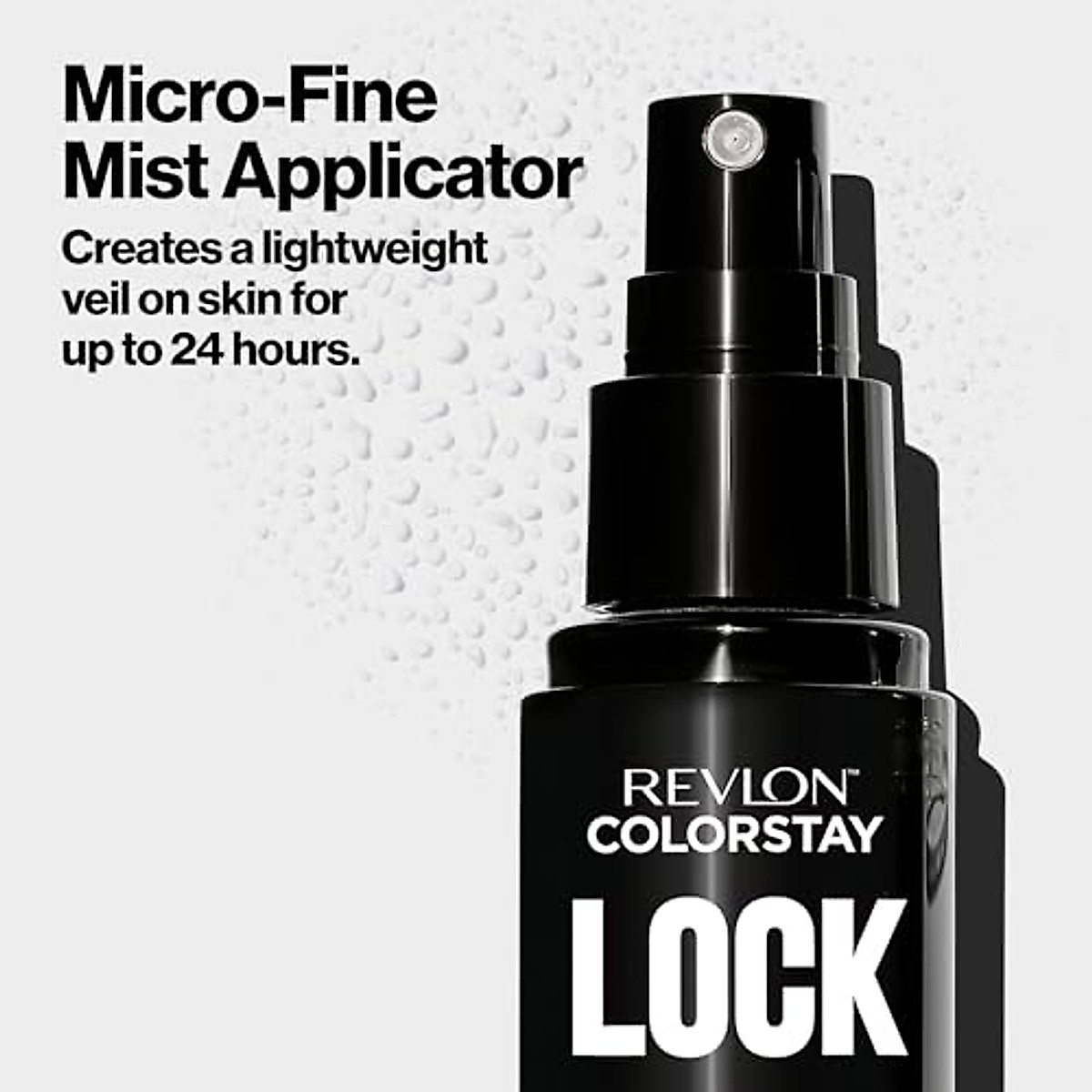 Revlon Colorstay 24 Hr Lock Setting Mist, Keeps Face Makeup from Melting & Fading, Mattifying, Blurring & Oil Absorbing Spray, Transfer-Proof & Mask Friendly, 1.9 fl oz