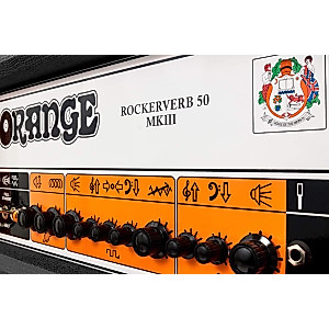 Orange Rockerverb 50 MKIII - 50-Watt 2-Channel Tube Head - Black