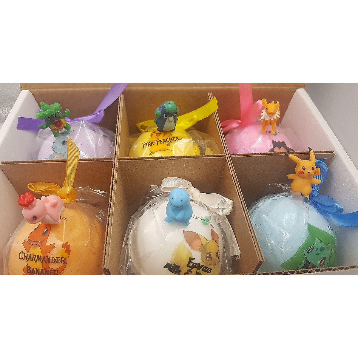 Bath Bomb Toys Inside Bath Bombs, Huge Balls (5 oz) Safe, Great for Bubble Baths, Perfect for Little Girls and Boys (6 Count) Pack of 1