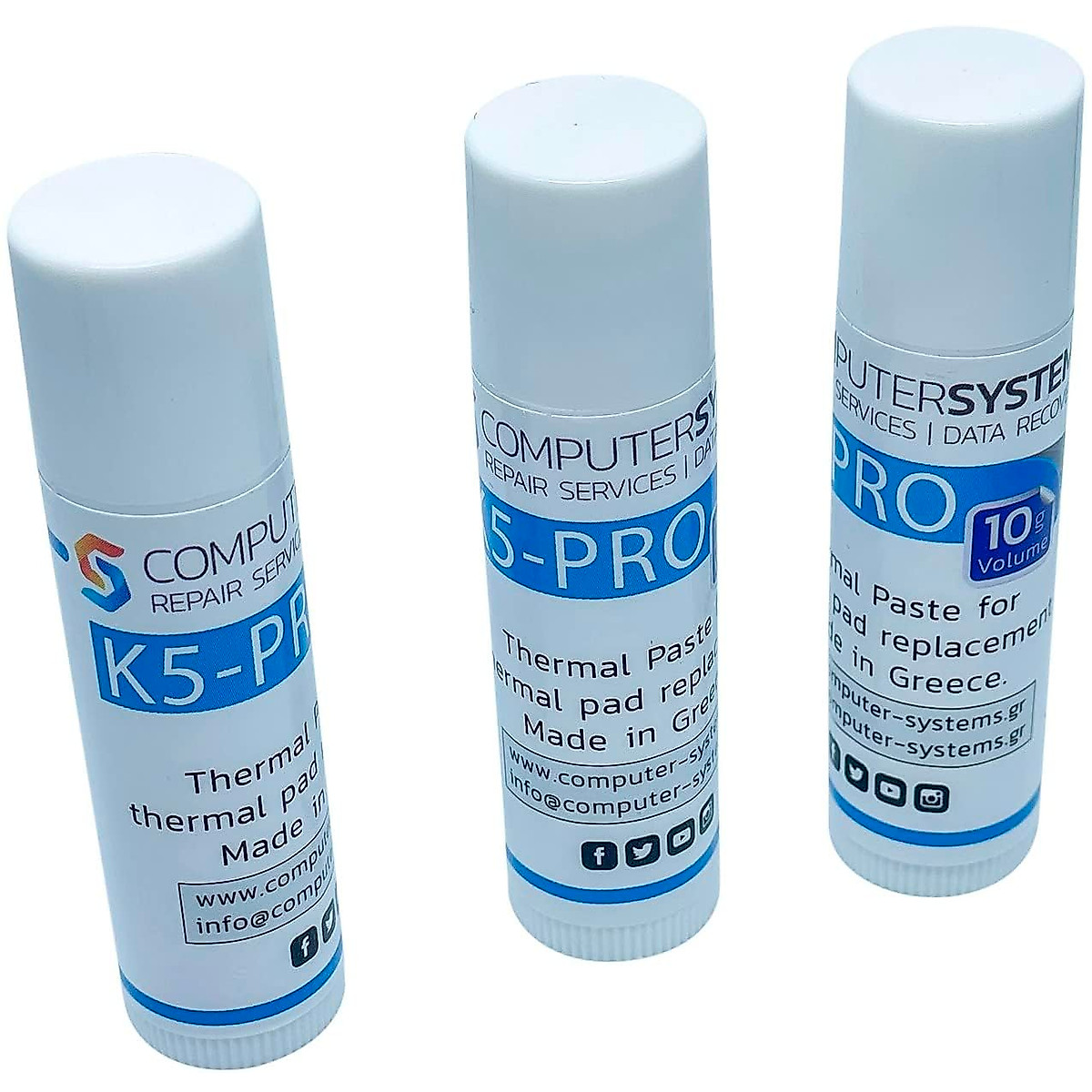 K5 PRO 3X10g 30g Viscous Thermal Paste for Thermal Pad Replacement Liquid Thermal Pad Putty Compatible with Apple iMac, Asus ROG, Acer Nitro, MSI laptops, RTX 3080, 3090, PS4, Nintendo Switch, Xbox