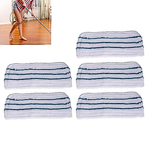 Pssopp 5PCS Floor Mop Refill Replacement Pads Professional Cloth Replacement Washable Microfiber Mop Refill for FSM1610/1630