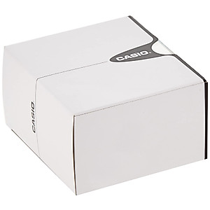 Casio Women's LTP1314D-1AV Silver Stainless-Steel Quartz Watch with Black Dial