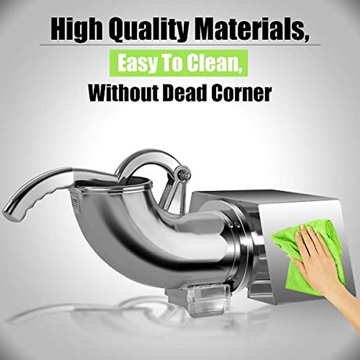 Costzon Ice Shaver Machine, Stainless Steel 110V Electric Ice Crusher with Dual Blades, 440lbs/H Electric Snow Cone Maker Shaved Ice Machine with Safety On/Off Switch for Home and Commercial Use