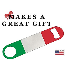 Italy Italian Flag Speed Bottle Opener Heavy Duty Gift