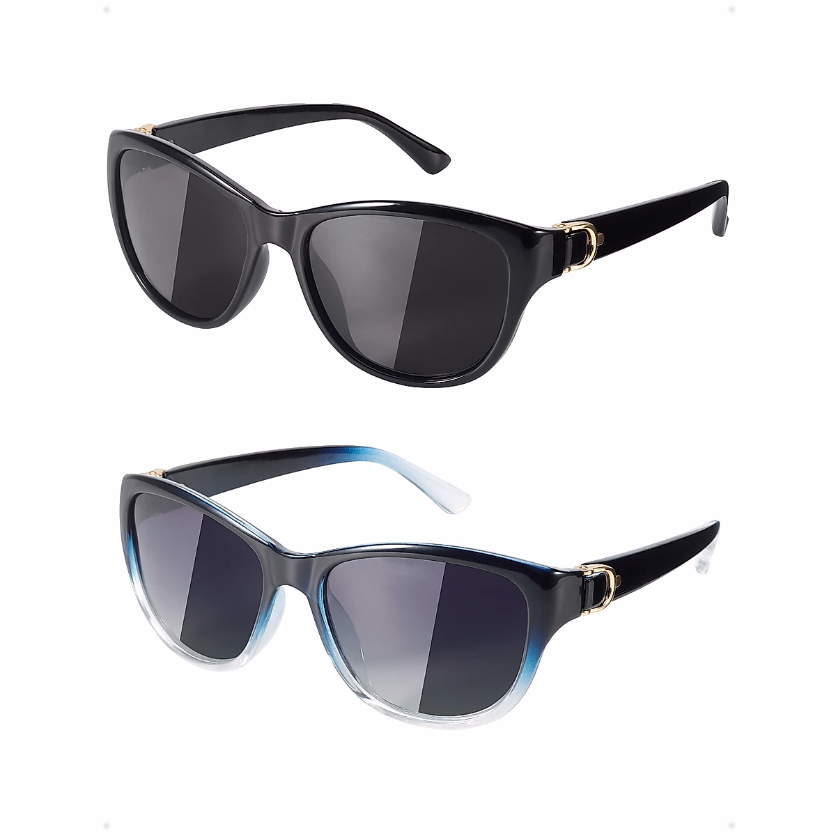 FIMILU 2 Pack Polarized Sunglasses for Women UV400 Protection Classic Cute Retro Designer Style Aesthetic Accessories