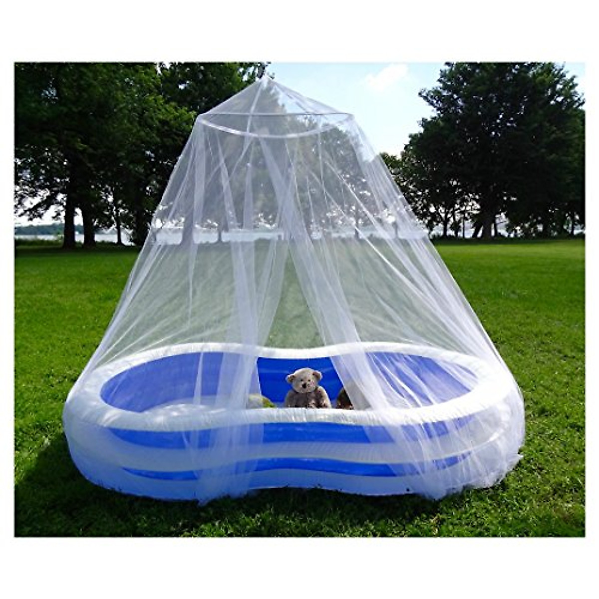 Tedderfield Extra Large Mosquito Net Premium Quality for Single to Cal King Size Beds + Cribs, Conical Netting, Spacious Bed Canopy: Extra Wide and Long, Indoor Outdoor Use, Ideal Travel Net