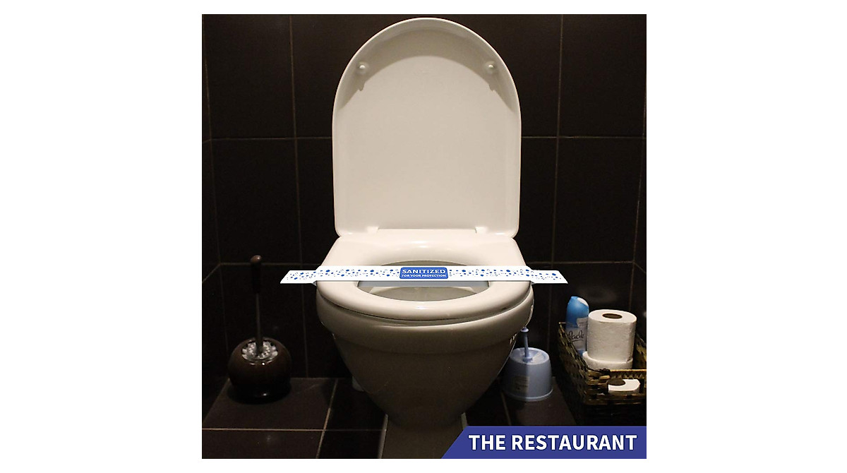 Hygienic Toilet Seat Bands for Hotels | ESSENTIAL - 16.5" Disposable Straps