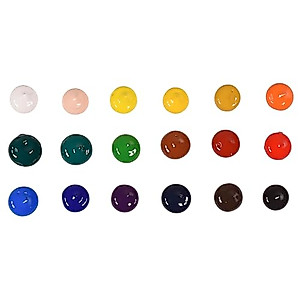 Paint Acrylic 0.34 OZ Tube SAX True Flow Set of 18