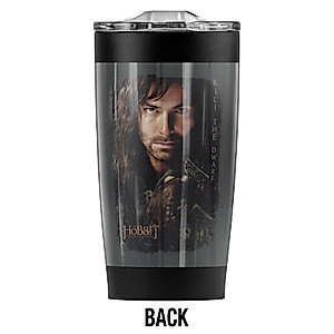 Logovision The Hobbit Kili Poster Stainless Steel Tumbler 20 oz Coffee Travel Mug/Cup, Vacuum Insulated & Double Wall with Leakproof Sliding Lid | Great for Hot Drinks and Cold Beverages