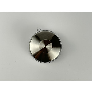 SUPRAQ Removeable Suction Cup Metal Hooks for Kitchen, Bathroom Shower, Tiles and Mirror-Pack of 2 (Nickel)