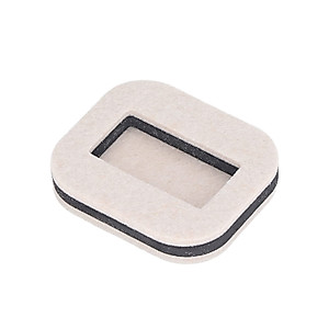 FeltCasterCup, Concave Design ChairWheelFeltPad Rectangle for Hardwood Floor