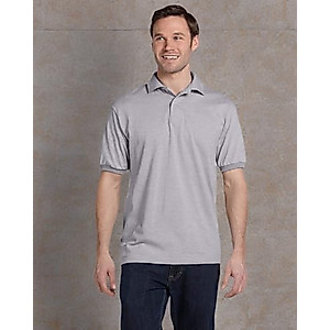 Hanes mens Short-sleeve Jersey (Pack of 2) polo shirts, Light Steel, 3X-Large US