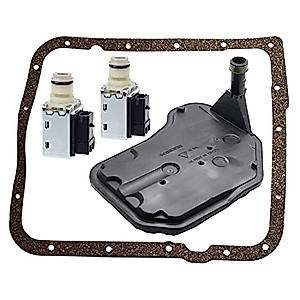 4L60E Shift Solenoid Transmission Filter Gasket kit A B Fit for Buick Cadillac Chevy GMC Replace # 24230298 24208576