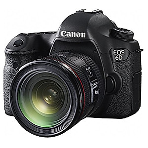 Canon EOS 6D with EF 24-70mm F4L IS USM Lens - International Version (No Warranty)