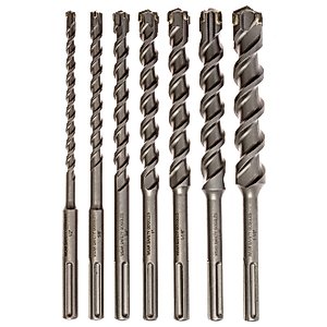 7 Piece Carbide Tipped BIT, Masonry Drill Bit Set, SDS Max!!!