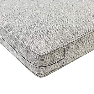 QILLOWAY Outdoor Chair Cushion Set,All WeatherOutdoor Cushions for Patio Furniture.Grey/Black