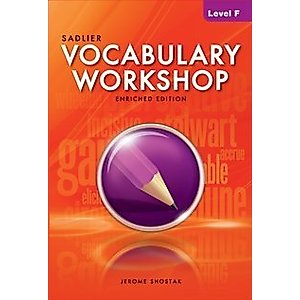 Vocabulary Workshop Enriched Edition Level F Grade 11 by Jerome Shostak (2012-05-03) (Original Version)