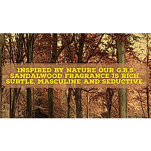 GBS Men's Sandalwood Shaving Soap 97% All Natural Enriched With Shea Butter and Glycerin, Creates Rich Lather Form, 3 Oz Pack of 1(1 Sandalwood Round Shaving Soap)