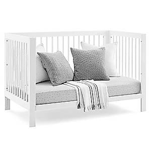 GAP babyGap Charlie 6-in-1 Convertible Crib - Greenguard Gold Certified, Bianca White