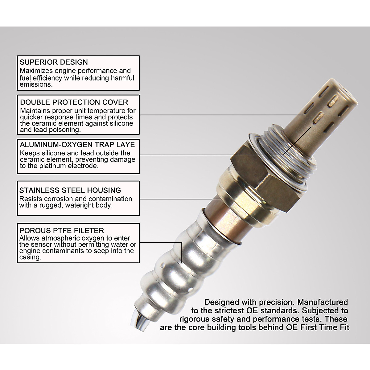 THEBIGDEALS T257171X Oxygen Sensor Upstream & Downstream for Aston Martin Ford Jaguar Lincoln Mazda Mercury
