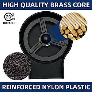 ZHIBAI Cup Washser for Sink Stainless Steel, Upgraded 10 360° High Pressure Jets Glass Rinser, Bottle Rinser for Rinse the Rim, Kitchen Sink Accessories, Black