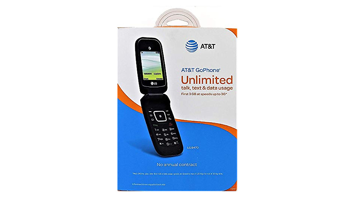LG B470 AT&T Prepaid 3G Flip Phone - Buy Now