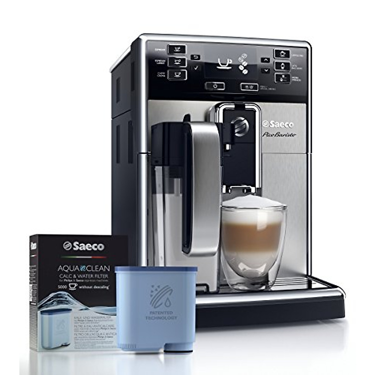Saeco PicoBaristo Super Automatic Espresso Machine, 1.8 L, Stainless Steel, HD8927/47