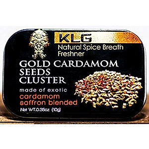 4pk Gold Cardamom Seeds Cluster 10 Gram Natural Spice Breath Freshener