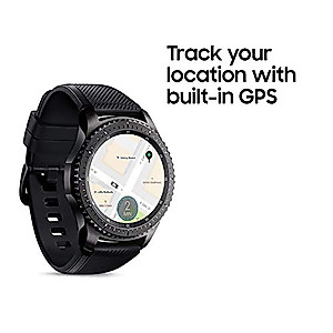 SAMSUNG GEAR S3 FRONTIER Smartwatch 46MM (Bluetooth Only) - Dark Grey (Renewed)