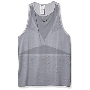 Reebok United by Fitness Activchill Vent Tank, Sterling Grey, 2XS