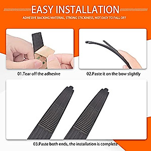 NBCGGS Archery Limb Silencers Recurve Bow Stabilizer Limb Dampener,1 Pair