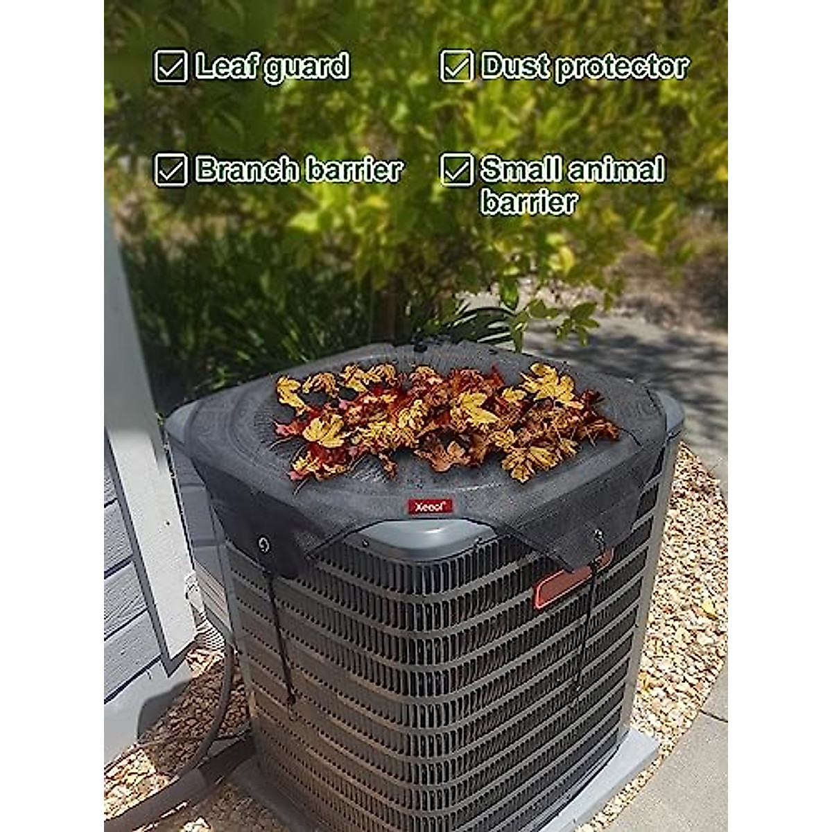 Xeeol 36x36 Central Air conditioner Covers for Outside, Larger Mesh AC Unit Covers Outdoor - Top Universal Defender