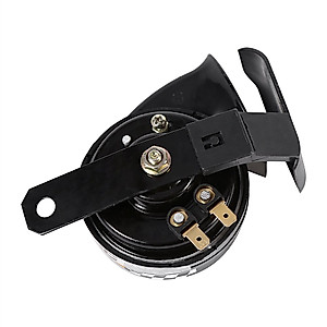 Motorcycle Snail Horn,Universal Mini Loud Electronic Snail Horn For Motorcycle Loud Voice Speaker 12V 510Hz Car Snail Air Horn Siren Black Sirene 12V Sirene 12V