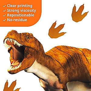 DECOWALL DS8-2012 Dinosaur Wall Stickers Wall Decals Peel and Stick Removable Wall Stickers for Kids Nursery Bedroom Living Room d?cor