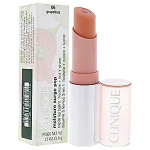 Clinique Moisture Surge Pop Triple Lip Balm - 06 Grapefruit Lip Balm Women 0.13 oz
