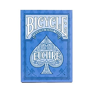 Bicycle Euchre Playing Card Deck - 9 Through Ace - Double Deck, Blue