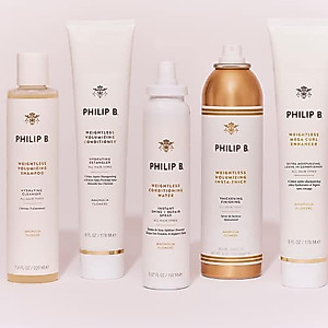 PHILIP B Weightless Volumizing Hair Shampoo 7.4 oz. (220 ml) | Removes Oil and Product Build-Up, Extra Body and Lushness