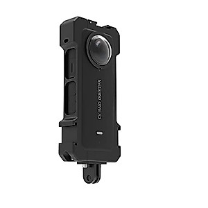 Aokicase Compatible with Insta360 One X3 Anti-Scratch Camera Holder Metal Protective Frame for Insta 360 One X3 Action Anti-Scratch Camera Accessories Black (A513B)