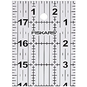 Fiskars 3x18 Inch Acrylic Ruler (187640-1001)