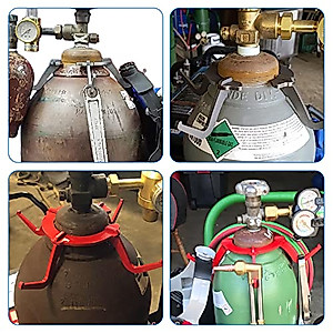 hynade Gas Tank Hanger, Four Hooks Steel Welding Hanger, Welding Accessory, Hang your Welding Helmet, TIG Torch, MIG Torch, Gloves