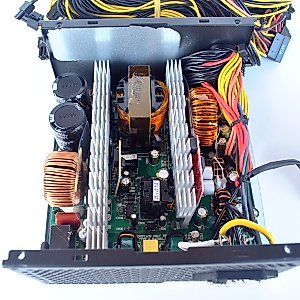 2000W Mining Power Supply Modular Mining PC Power PSU Supports 8 GPU Rig for ETH Bitcoin Ethereum Miner with Auto-Thermally Controlled Fan Supply,110V-240V Power Supply Mining Machine