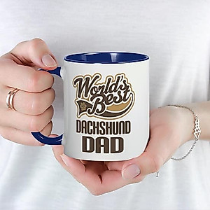 CafePress Dachshund Dad Mug Ceramic Coffee Mug, Tea Cup 11 oz